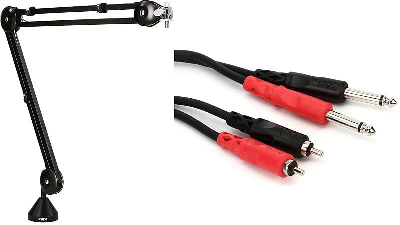 Rode PSA1 Desk-mounted Broadcast Microphone Boom Arm Bundle | Reverb