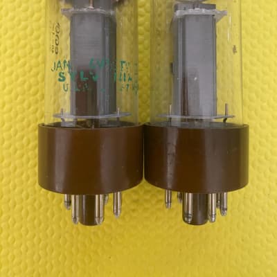 Matched Pair Sylvania 6V6 6V6GT JAN-6V6GTY 6P6 6P6P Vacuum | Reverb