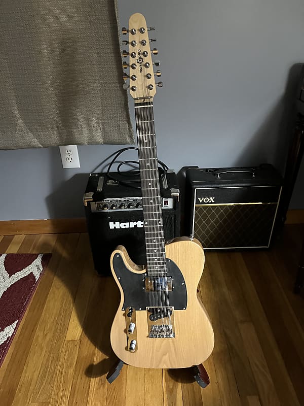 Gear4music 12 string t style 2021 - Natural | Reverb