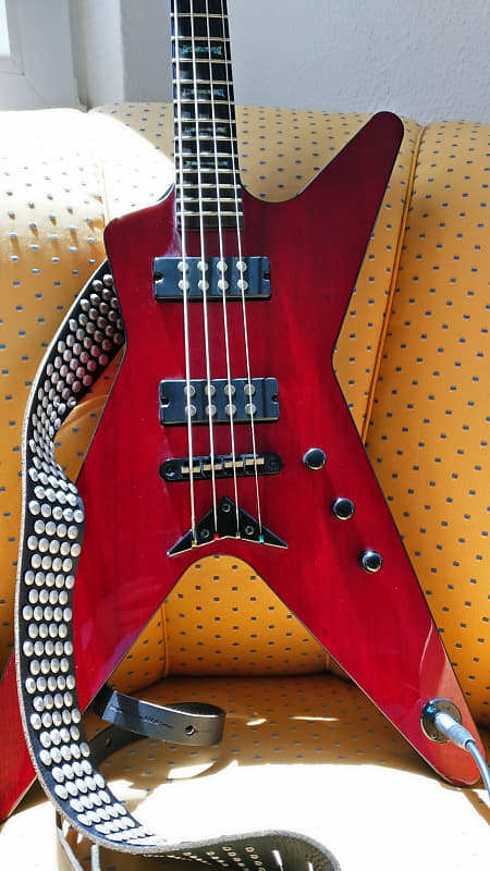 Dean ML Bass in red/purple | Reverb