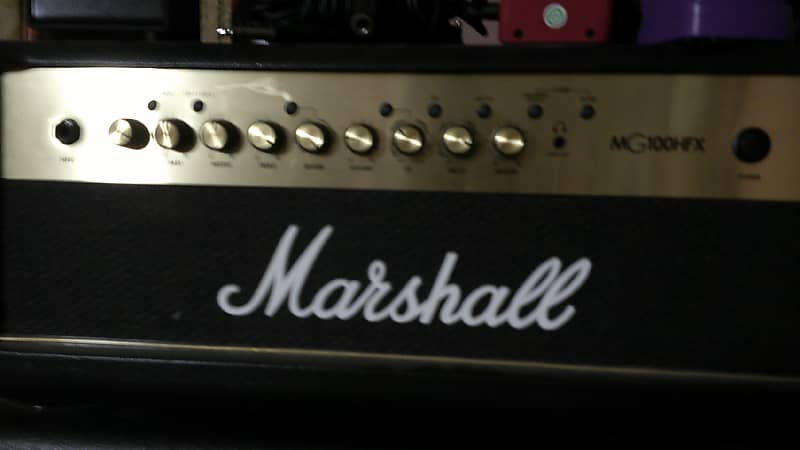 Marshall MG 100HFX 100 watts with double stack Marshall 4x12 | Reverb