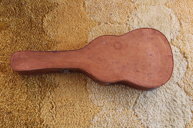 old hand tooled leather guitar case. for you next project | Reverb