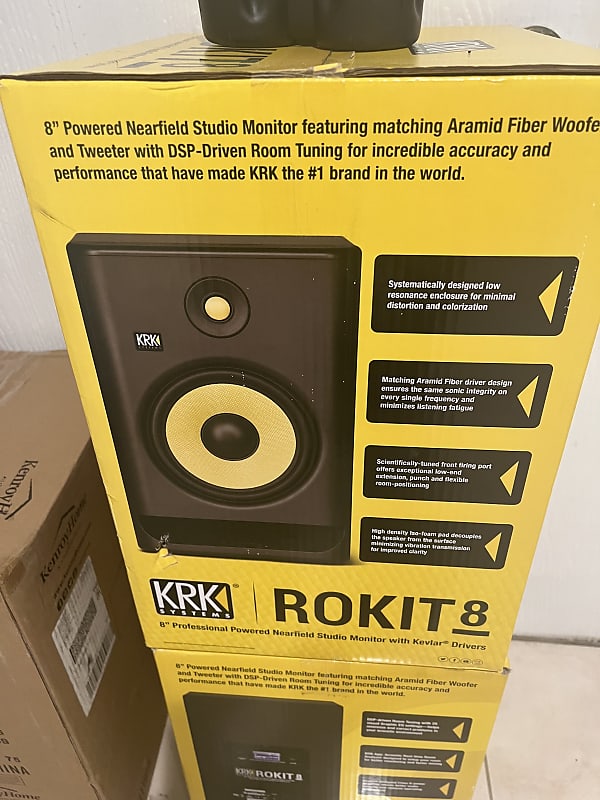 KRK RP-8 Rokit G4 2-Way 8" Active Studio Monitors (Pair) | Reverb