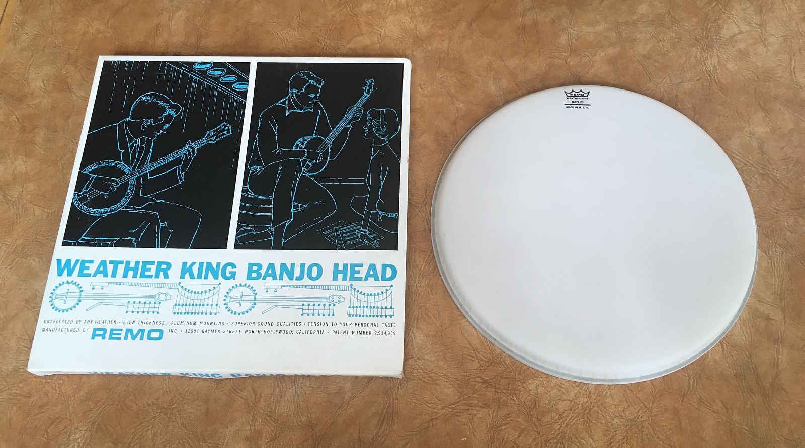Remo Banjo Head Coated Top - Low Collar 11-2/16" | Reverb