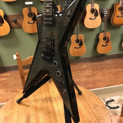 Dean Custom Run DCR Stealth #7 Transparent Black Dimebag | Reverb