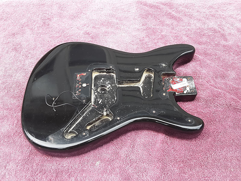 1979 Fender Lead I II 1980 Black guitar body original | Reverb