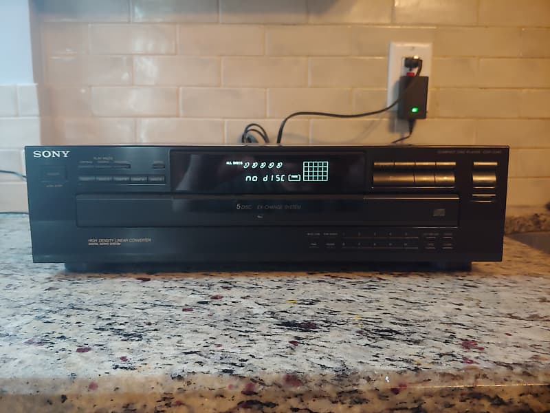 Sony CDP-C245 5 Disc Carousel CD Changer (No Remote) | Reverb