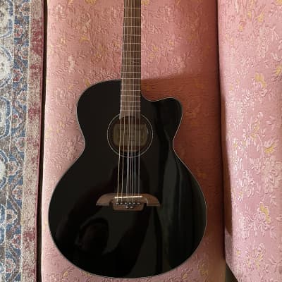 Alvarez ABT60CE-8BK 8-String Baritone Black Acoustic Electric | Reverb