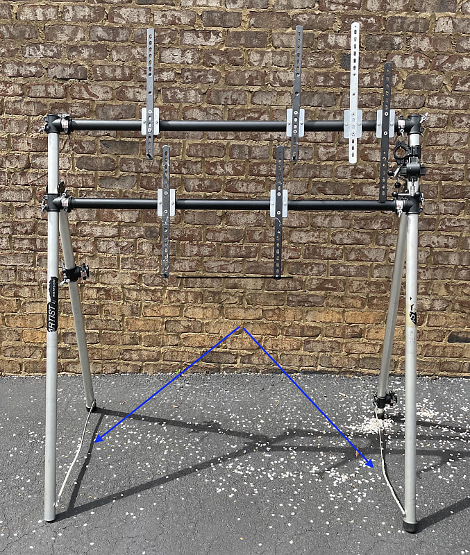 Samson A-Frame Keyboard Stand 2000's - Silver | Reverb