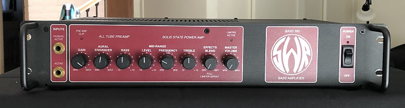 SWR Bass 350 Mint w/Rack Case | Reverb