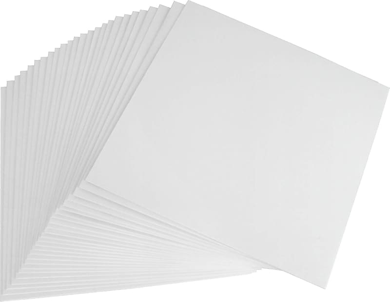 (25) 12JW 12" Glossy White Record Jackets LP Vinyl Jackets | Reverb