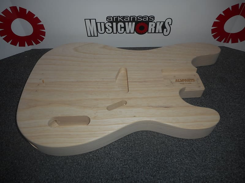 Allparts Fender Licensed Tele Bass Body, Swamp Ash, | Reverb