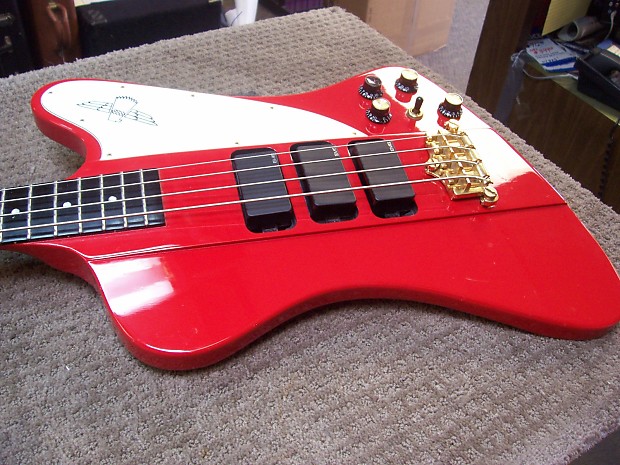 Gibson Thunderbird Custom Shop 1991 Red | Reverb