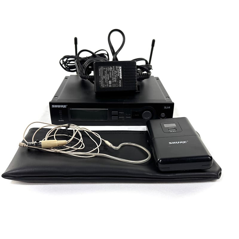 Shure SLX4 with SLX1 Lavalier Wireless Microphone | Reverb