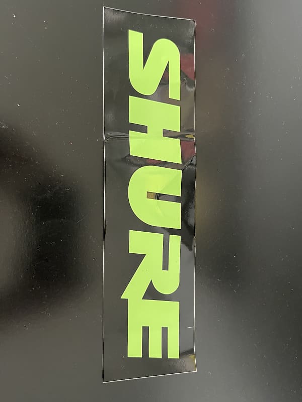 Shure Sticker | Reverb