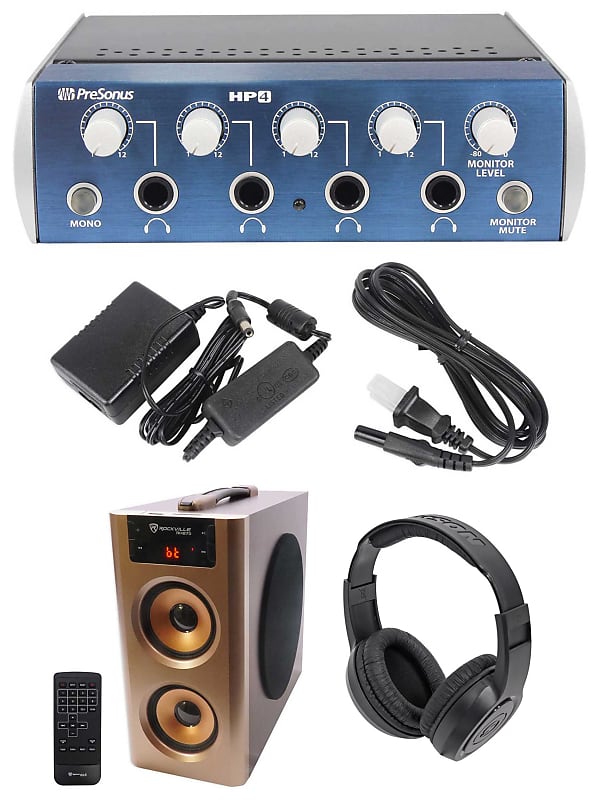 Presonus HP4 4 Channel Headphone Amplifier Monitoring System | Reverb