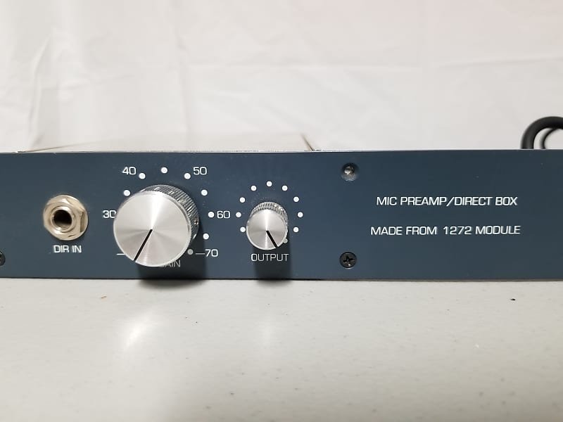 BAE Mic Preamp/Direct Box Made From 1272 Module w/ Power | Reverb