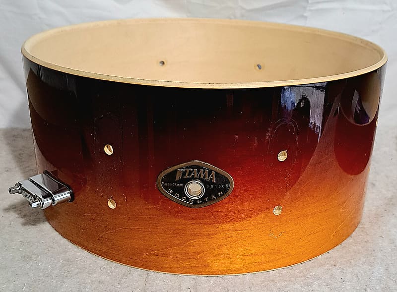Tama ROCKSTAR SNARE DRUM SHELL W/ STRAINER & BUTT 14X6.5" - | Reverb