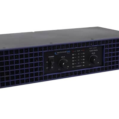 New Technical Pro AX1200 1200 Watt 2-Channel Amplifier 2U | Reverb