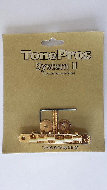 TonePros AVR2 II Tunematic Bridge Gold ABR Bridge | Reverb