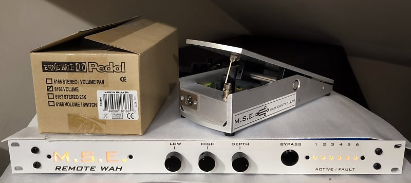 M.S.E. Remote Wah Rack - RW6C Ernie Ball Pedal 2024 Hammett | Reverb