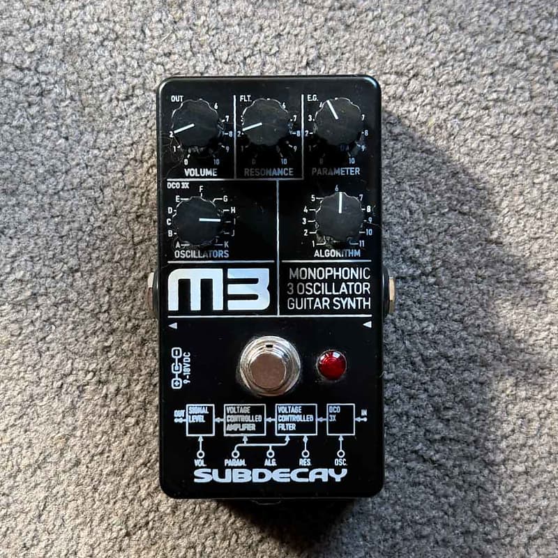Subdecay M3 Monophonic Oscillator Guitar Synth Pedal 2021 - | Reverb