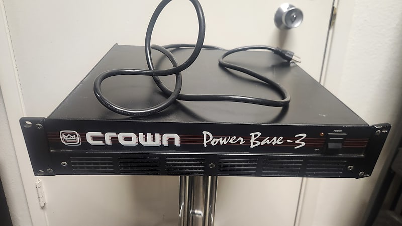 Crown Power Base 3 Power Amplifier Amp | Reverb