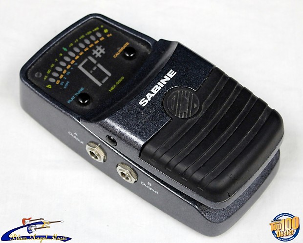 Sabine NEX-5000 Chromatic Pedal Tuner with Mute, +/- 45-Cent | Reverb