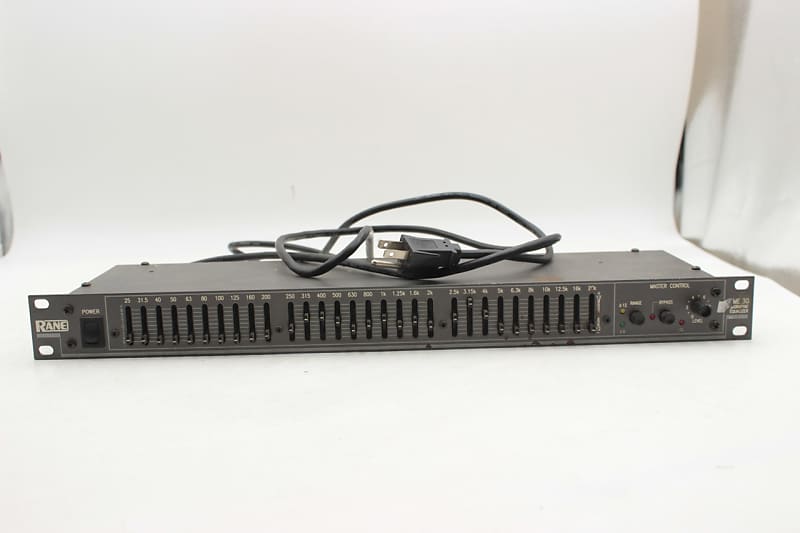 Vintage Rane Rack Mount me30 micro Graphic Equalizer Eq | Reverb