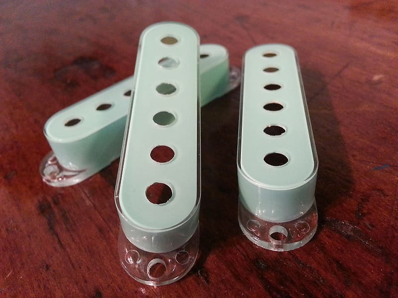 JAT CUSTOM GUITAR PARTS Single Coil Pickup Covers that fit | Reverb