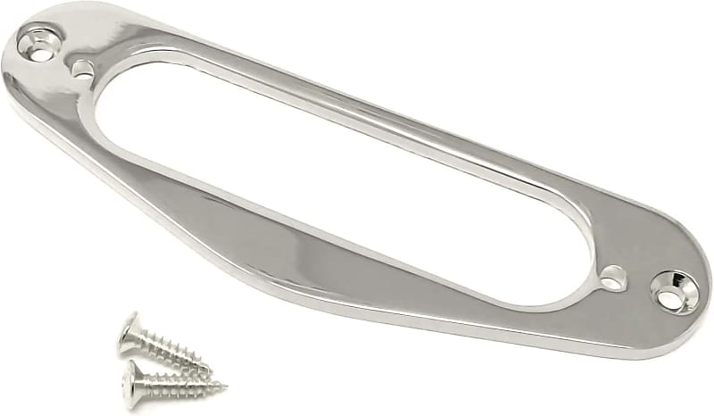 Nickel Metal Single Coil Pickup Mounting Ring for Fender | Reverb