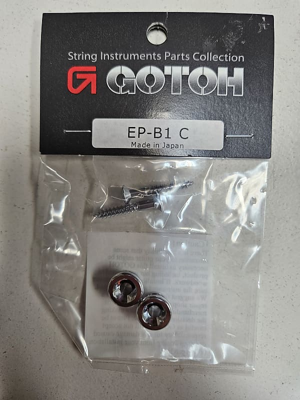 Gotoh Gibson-Style Strap Buttons - Chrome | Reverb