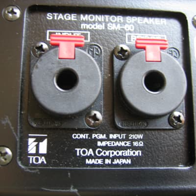 TOA SM-60 Stage Monitors (pair) | Reverb