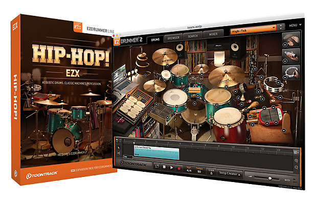 Toontrack EZX Hip-Hop Expansion for EZ Drummer | Reverb UK