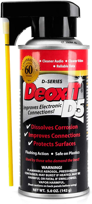 DeoxIT 5% Spray Contact Cleaner, 5 oz. | Reverb