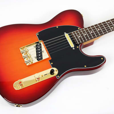 Red Hand Customs Build #139 T-Series (Telecaster) - Cherry | Reverb