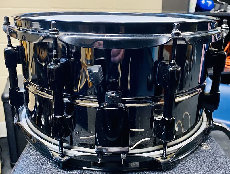 OCDP Black Brass Snare 2017 Black chrome | Reverb