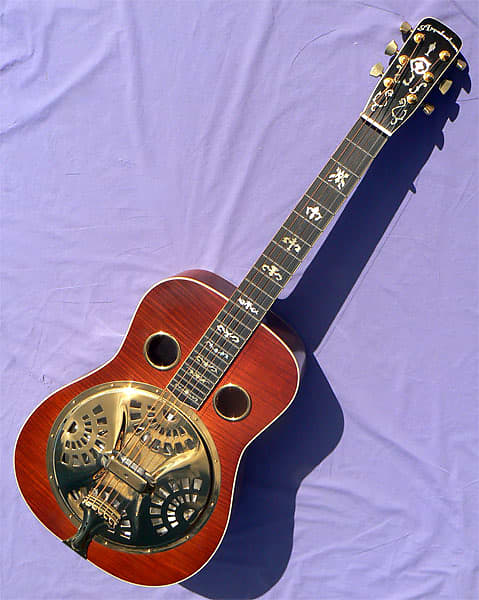 2013 Appalachian Dobro, AAA Curly Maple Body, All Solid | Reverb