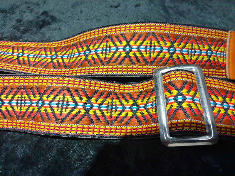 Ace Vintage Multi color Strap 60s 70s | Reverb