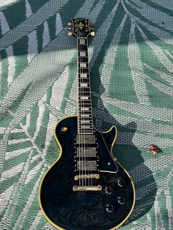 Greco Super Real Custom 3 PU Screamin p u 1982 - Black | Reverb