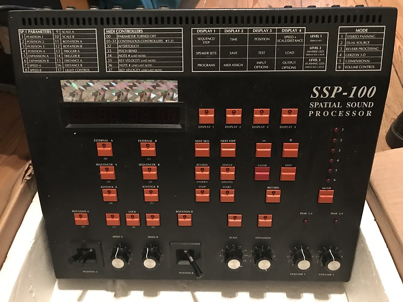 Spatial Sound Inc. SSP-1 Surround Sound Programmer | Reverb UK