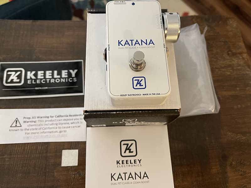Keeley Katana Clean Boost V2 Limited Edition | Reverb