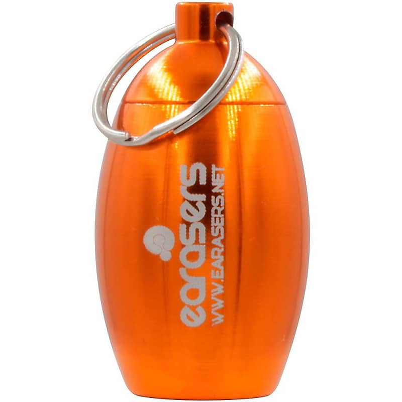 Earasers Ear Plug Carrying Case Orange | Reverb