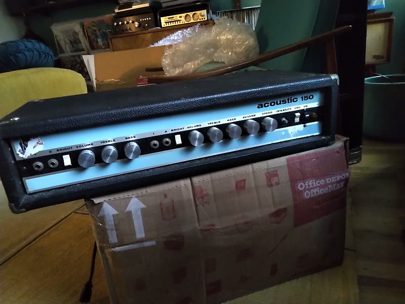ACOUSTIC 1968-1971 Model 150 Guitar and Bass Amplifier Head | Reverb