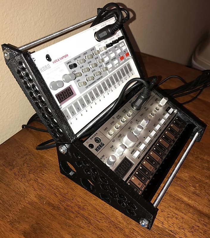 3dsynth 2-tier Korg Volca stand (Black) 2019 - Black | Reverb