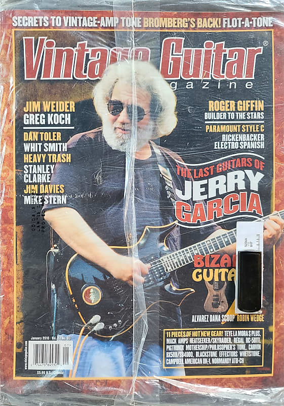 Vintage Guitar Magazine - Jerry Garcia - 2010 | Reverb