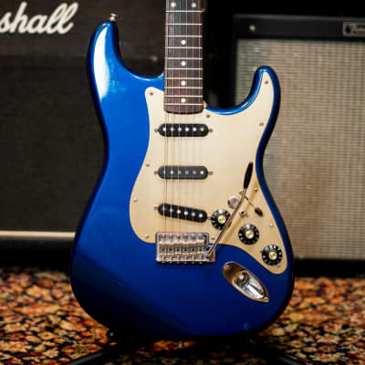 Fernandes Stratocaster Sparkle Blue MIJ with Tons of Upgrades | Reverb