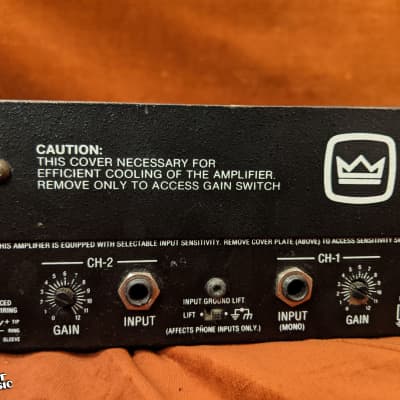 Crown Power Base 1 PB-1 2-Channel Power Amplifier Rackmount | Reverb