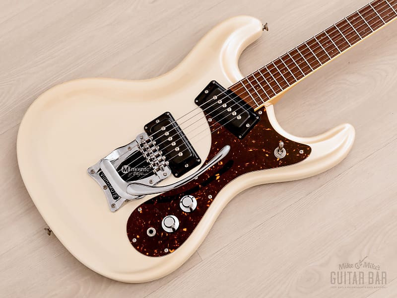 2000s Mosrite Ranger Ventures Model-Style Guitar, Pearl White | Reverb