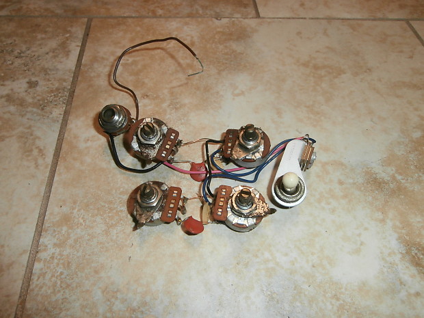 Vintage 1972 Gibson SG Wiring Harness! Pots, Switchcraft | Reverb